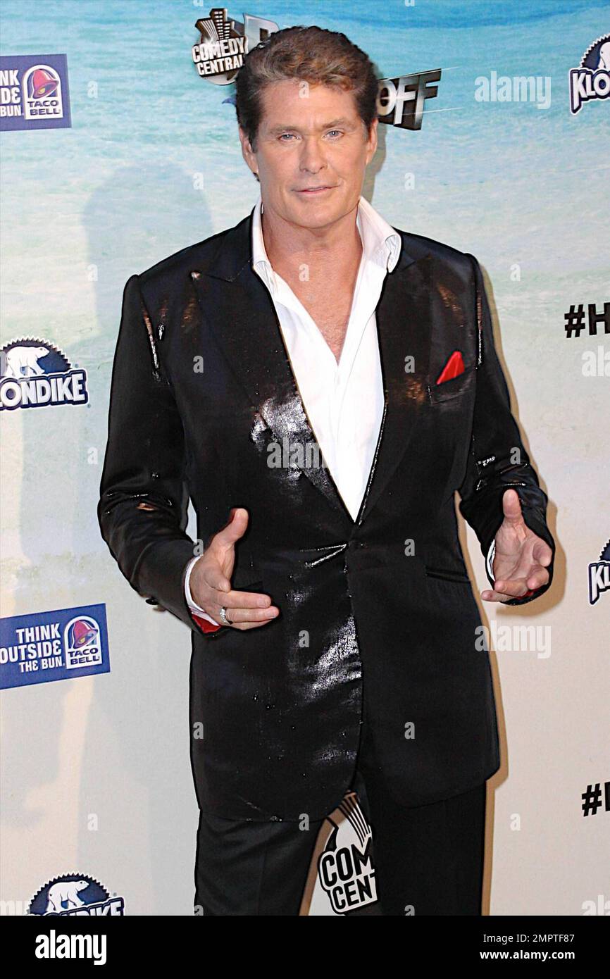 David Hasselhoff at the taping of Comedy Central's Roast of David ...