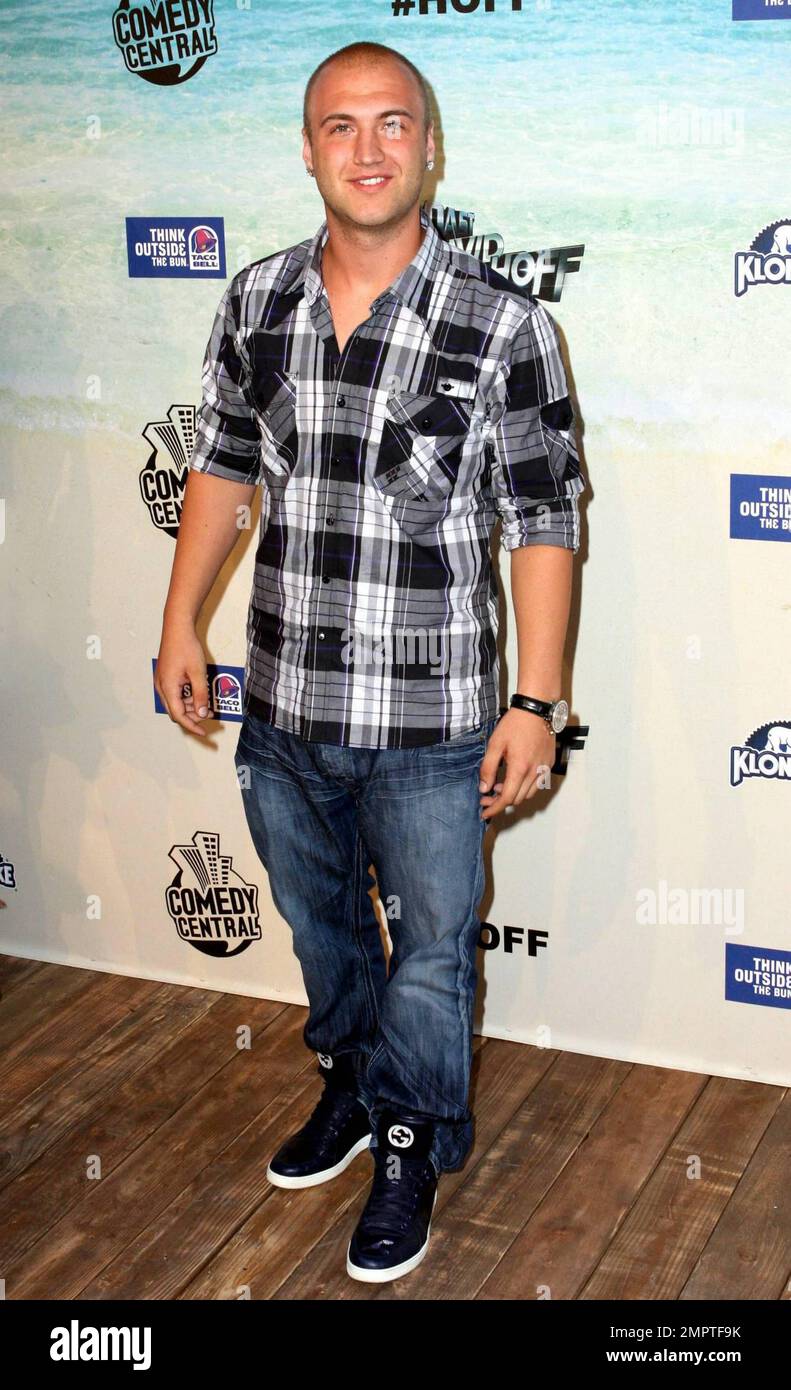 Nick Hogan at the taping of Comedy Central's Roast of David Hasselhoff ...