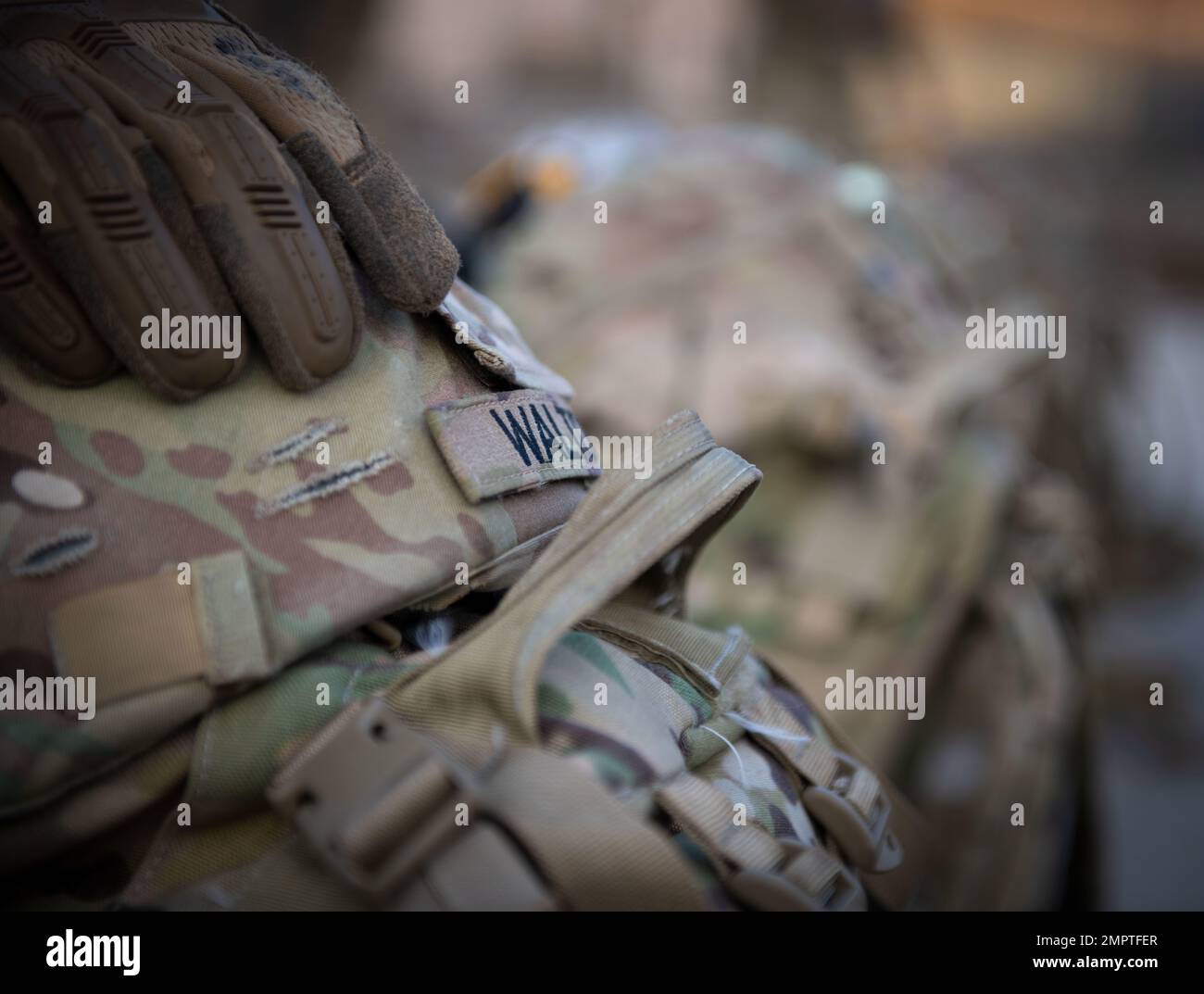U.S. soldiers with The United Nations Command Honor Guard stage ...