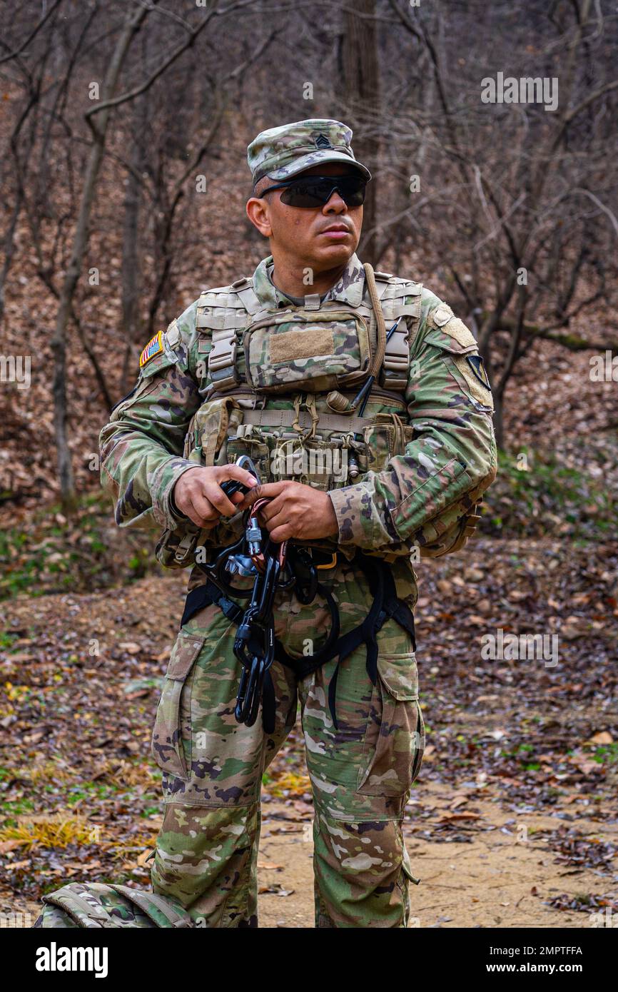 U.S. ARMY Soldiers and South Korean Katusa's Conduct a Ruck march and ...