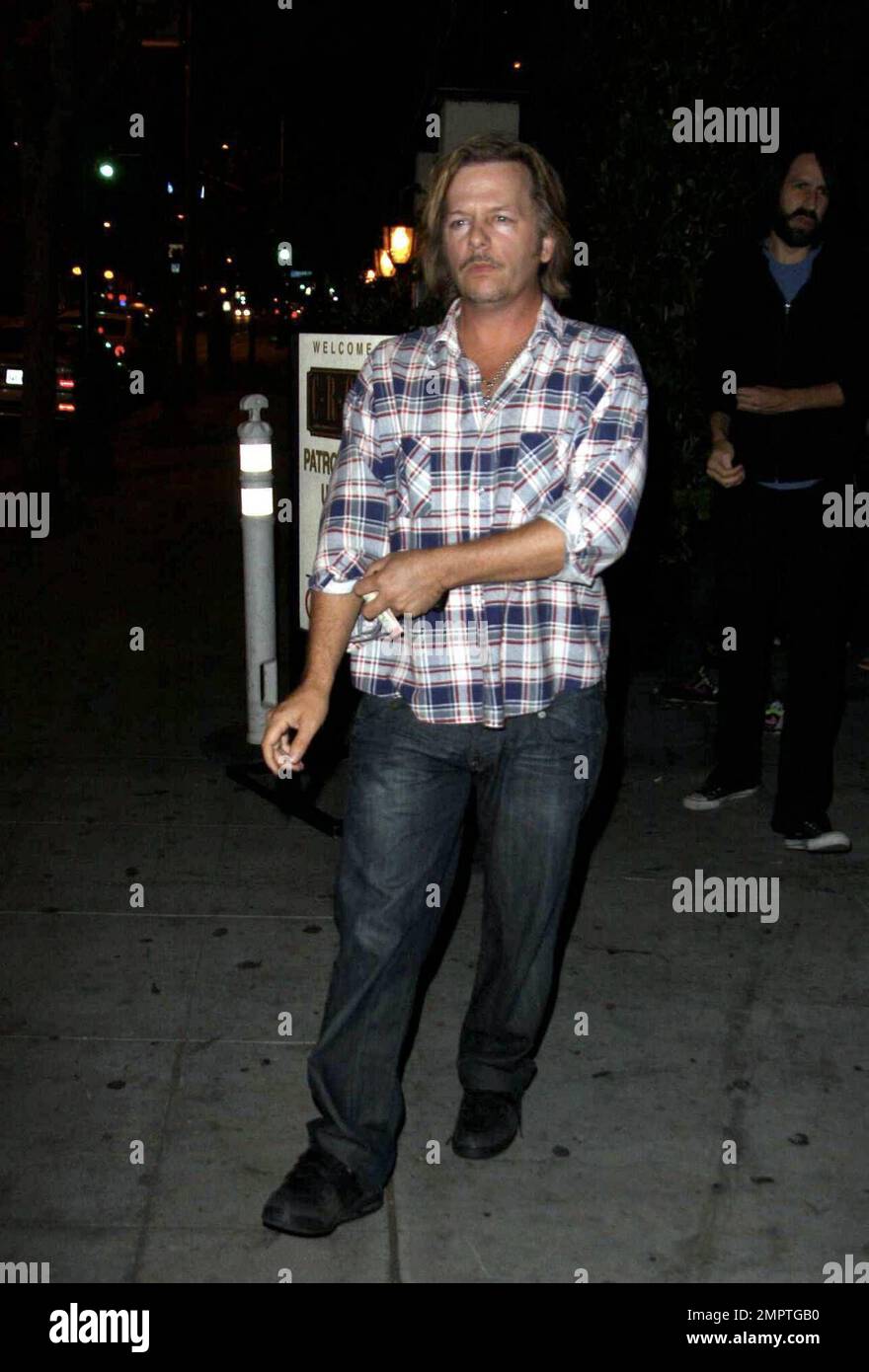 David Spade leaves Crown Bar after a night out and apparently had a ...