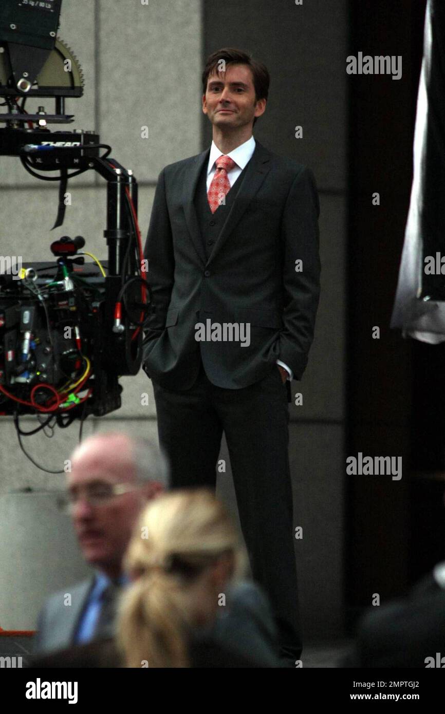 David tennant on set hi-res stock photography and images - Alamy