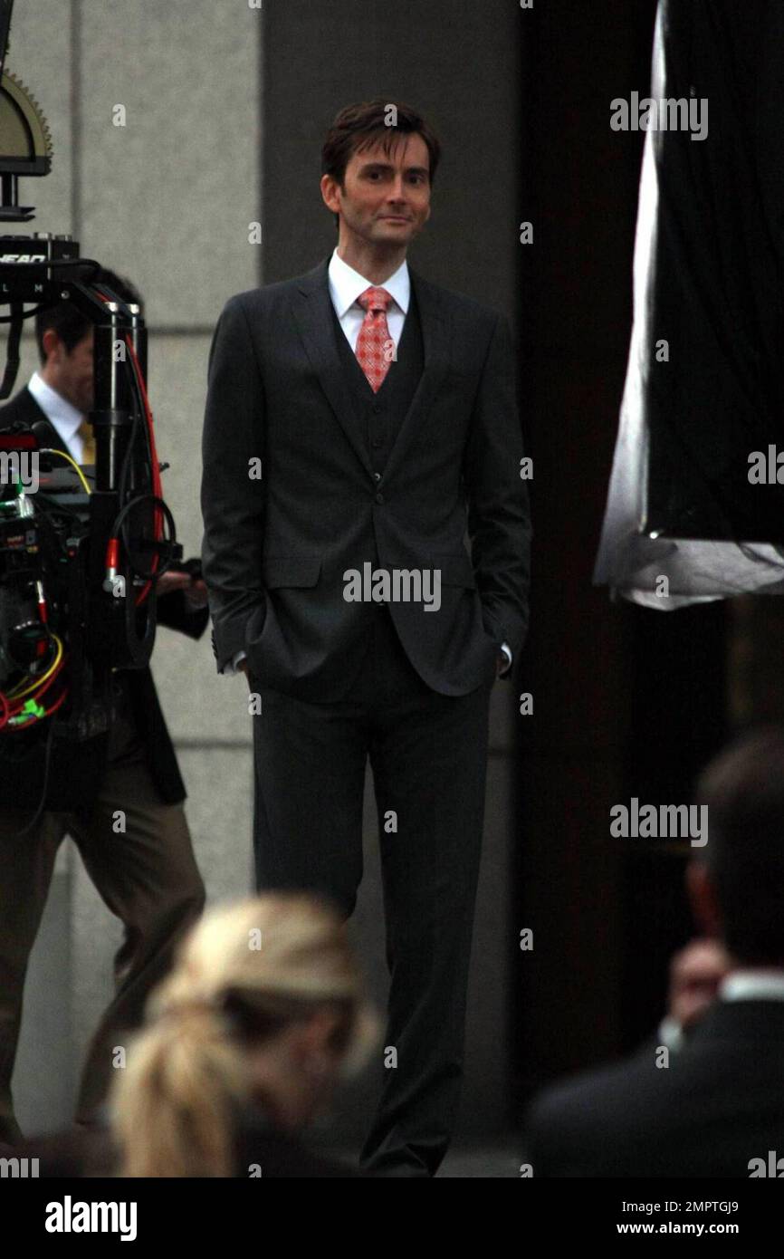 EXCLUSIVE!! Actor David Tennant films scenes for his new movie "Rex Is ...