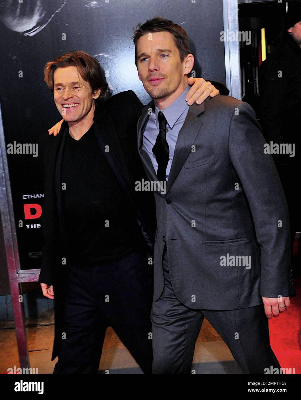 Willem Dafoe and Ethan Hawke at the Premiere of 'Daybreakers' at the ...