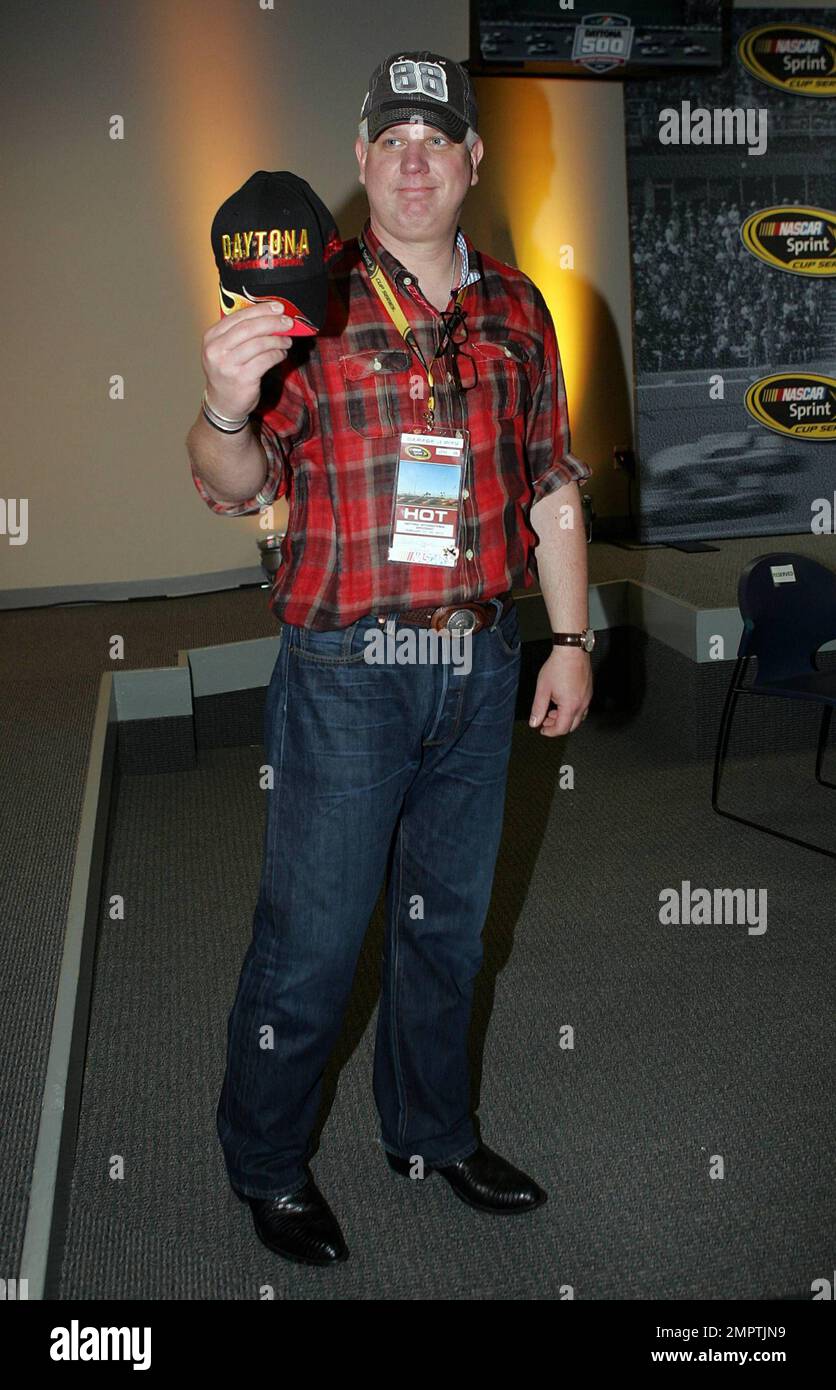 FOX TV host Glenn Beck attends the drivers meeting prior to the start ...