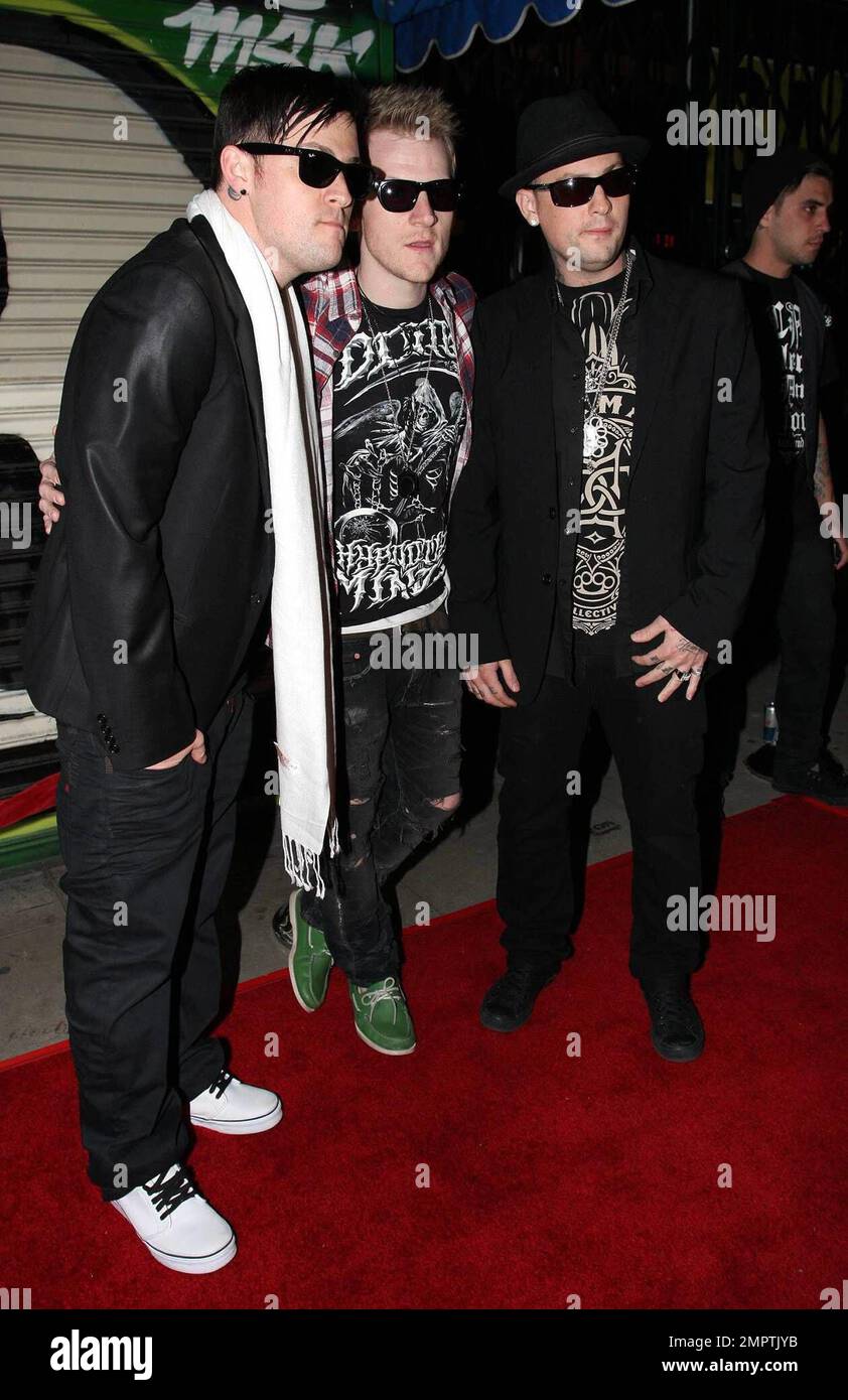 Joel and Benji Madden attend the celebrations and grand opening of ...