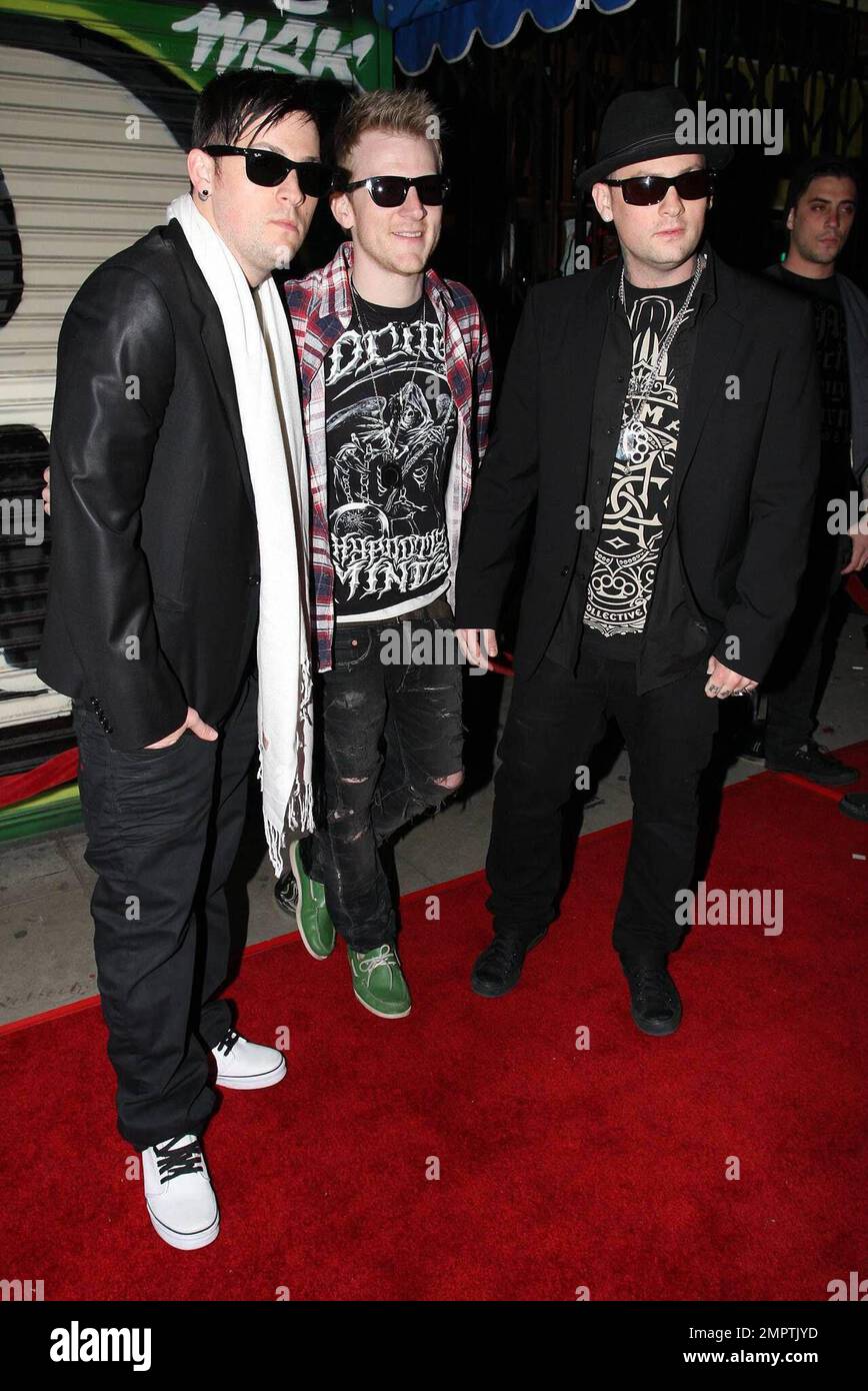 Joel and Benji Madden attend the celebrations and grand opening of ...
