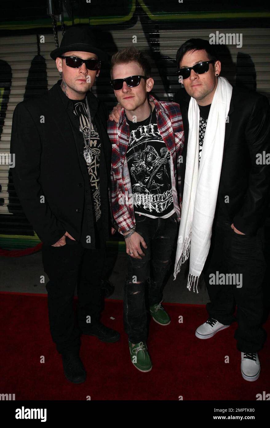Joel and Benji Madden attend the celebrations and grand opening of ...