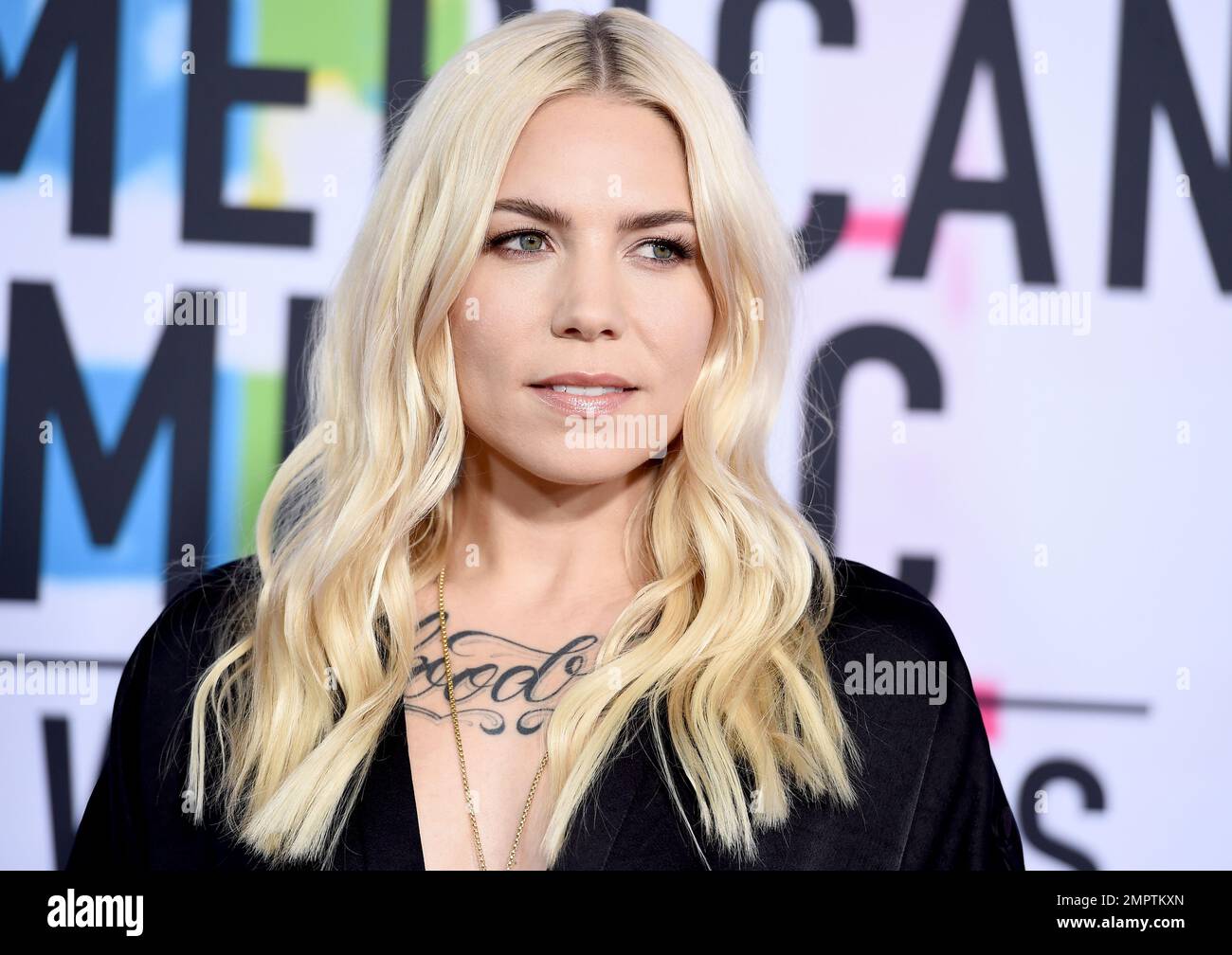 Skylar Grey arrives at the American Music Awards at the Microsoft ...