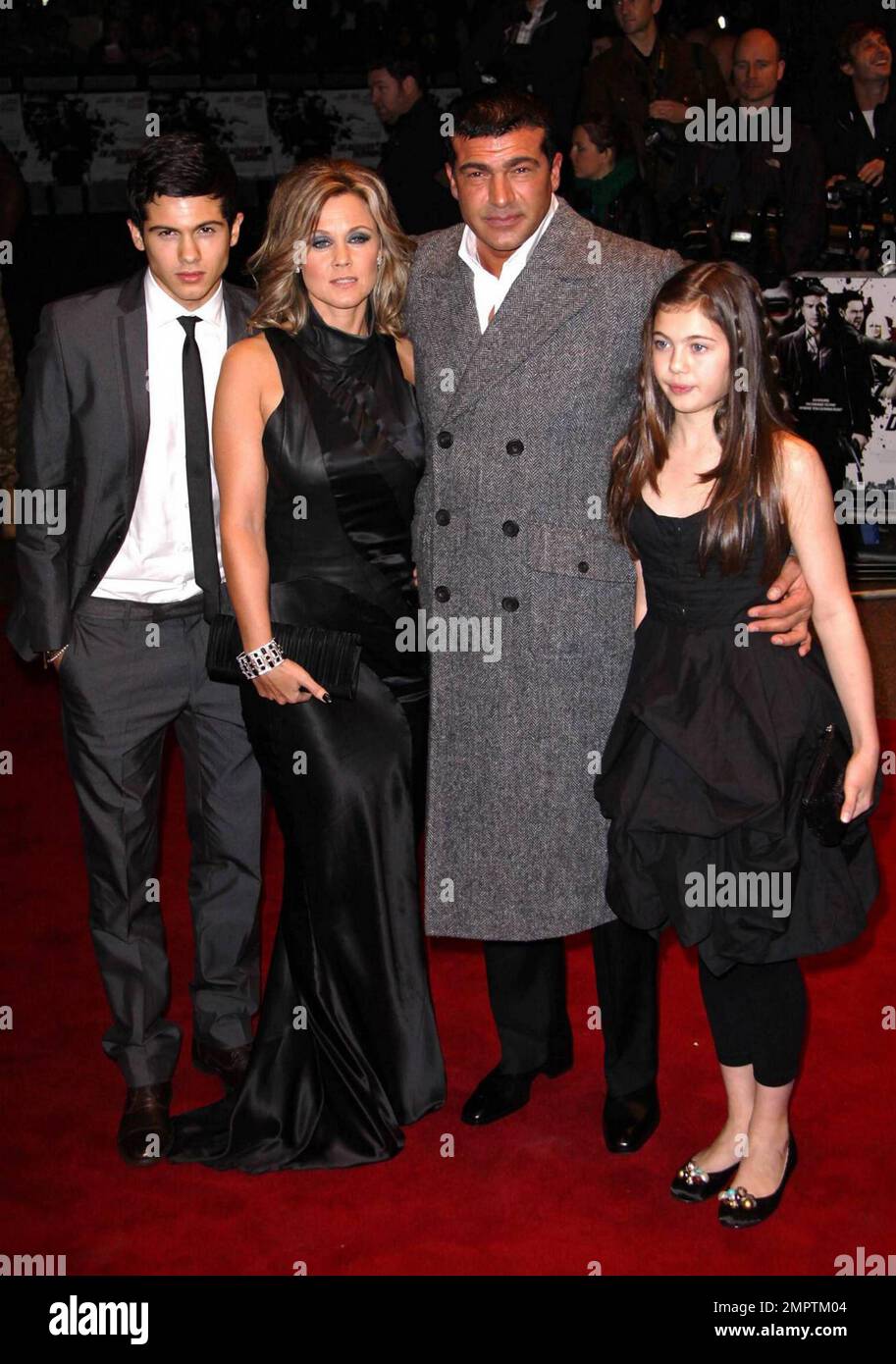 Tamer Hassan at the premiere of "Dead Man Running" at the BFI London ...