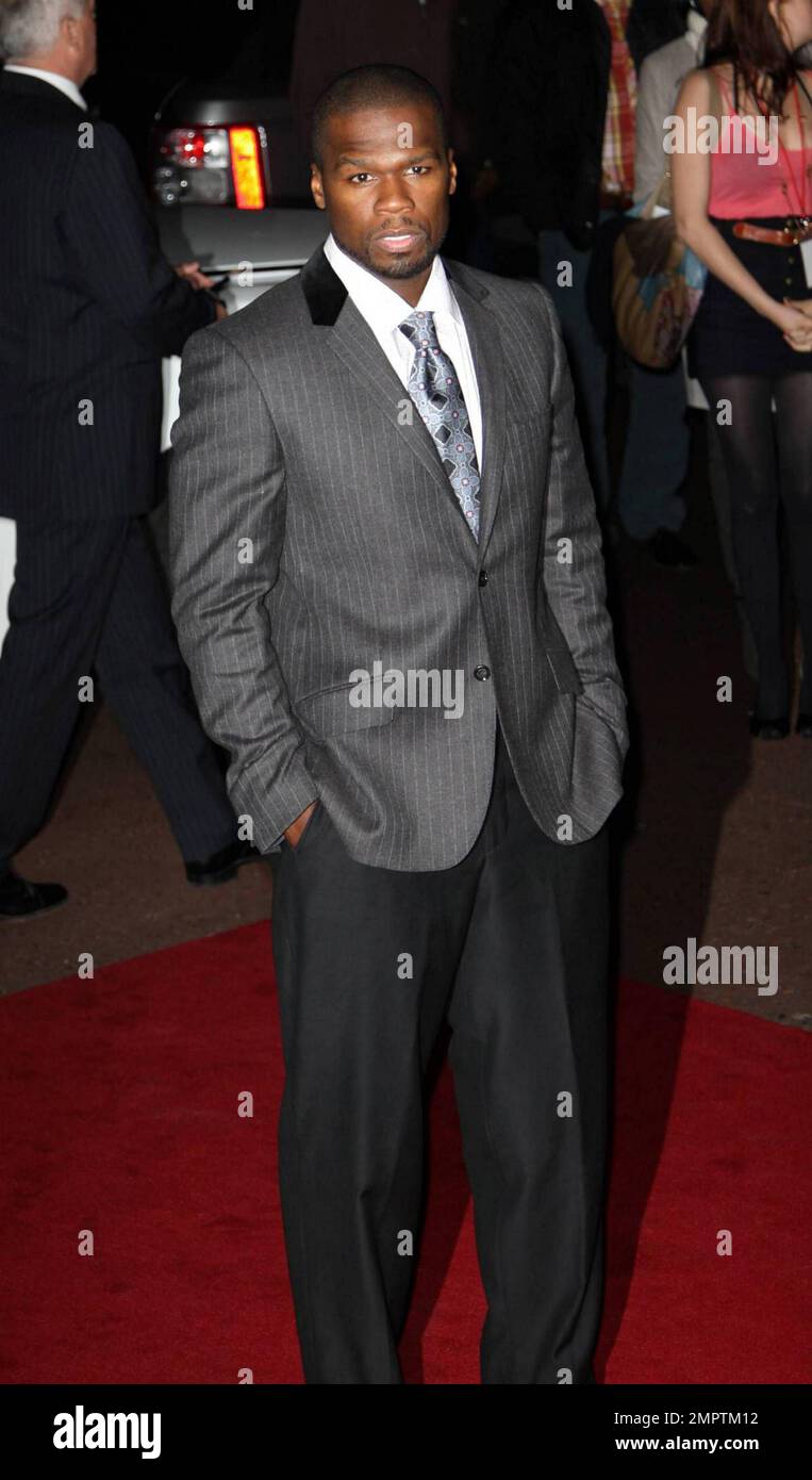 50 Cent at the premiere of "Dead Man Running" at the BFI London Film ...