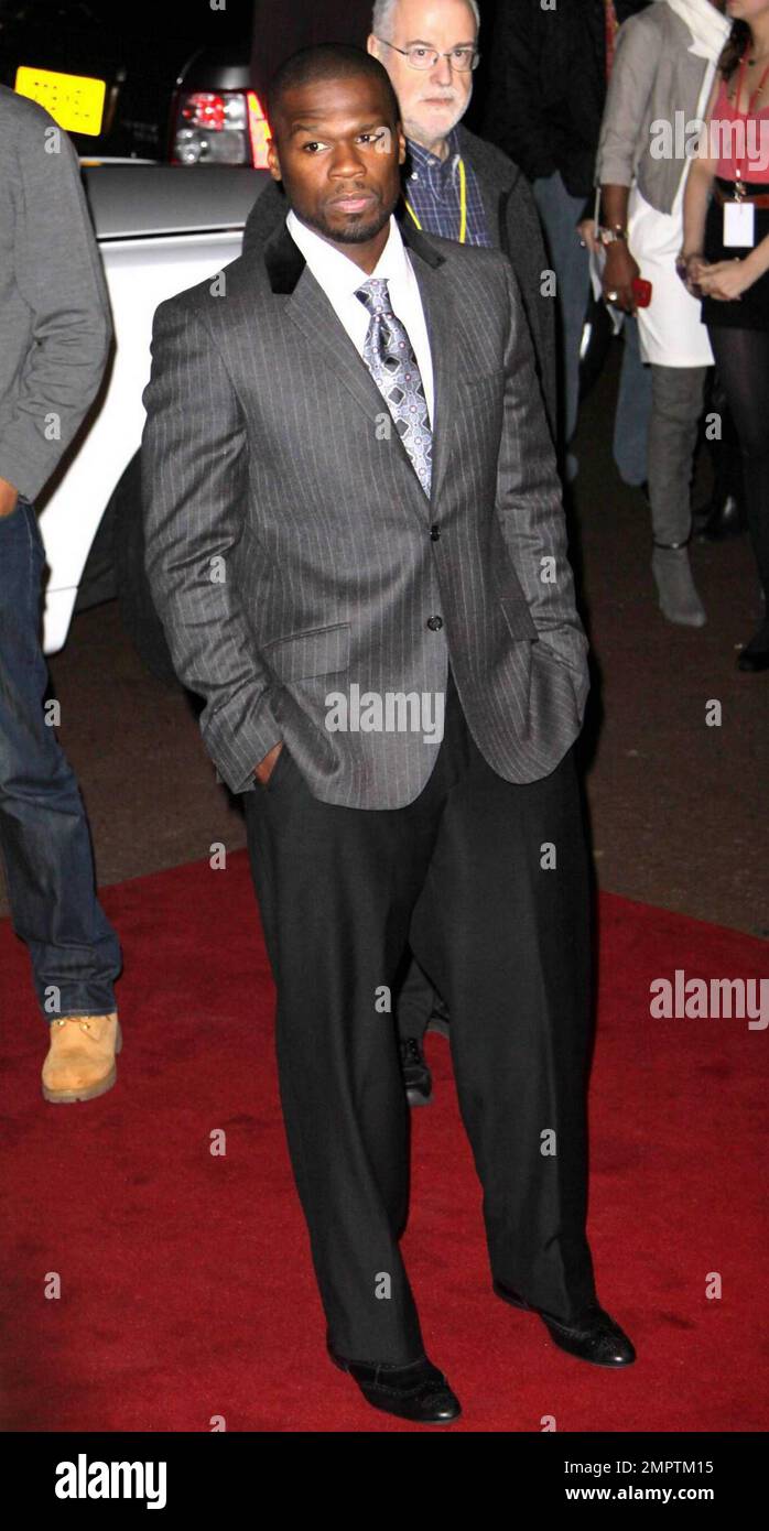 50 Cent at the premiere of "Dead Man Running" at the BFI London Film ...