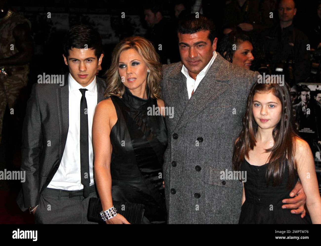 Tamer Hassan at the premiere of "Dead Man Running" at the BFI London ...