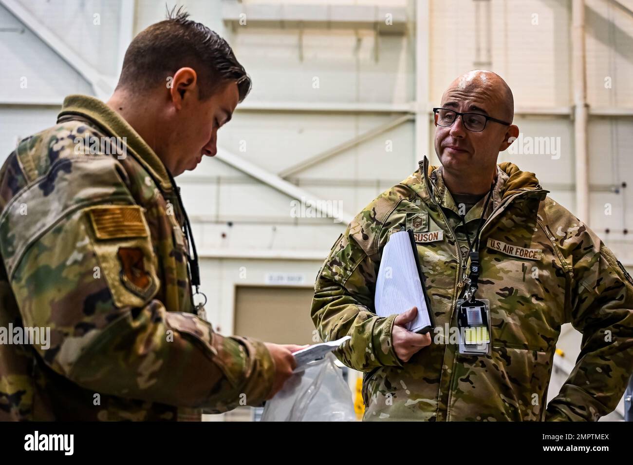 U.S. Air Force Master Sgt. Johnathan Ferguson, 305th Air Mobility Wing ...