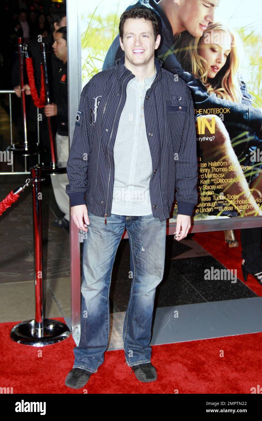 Tom Malloy walks the red carpet at the world premiere of "Dear John" at ...