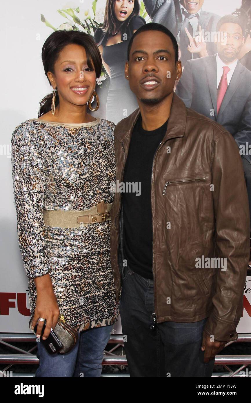 Chris Rock and wife Malaak Compton arrive to the world premiere of the ...