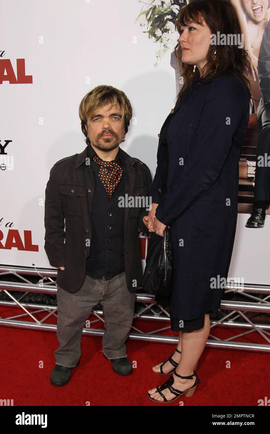 Actor Peter Dinklage and wife Erica Schmidt arrive to the world ...