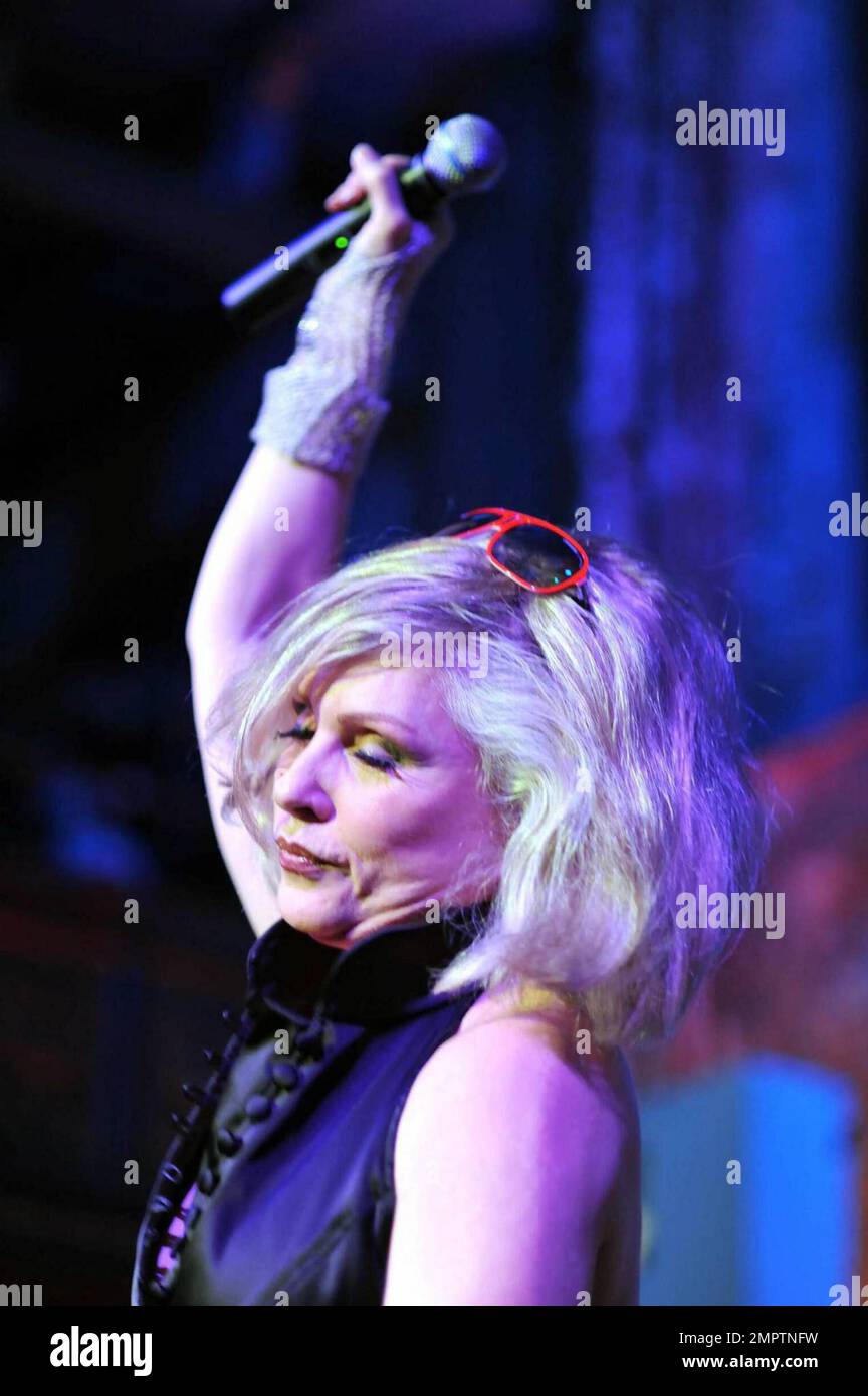Debbie Harry performs live at the Carrera Vintage-Inspired Sunglasses ...