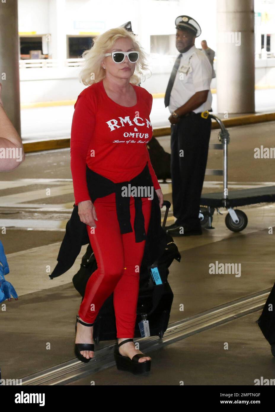 EXCLUSIVE!! Debbie Harry looks great in a Ramones Museum shirt and ...