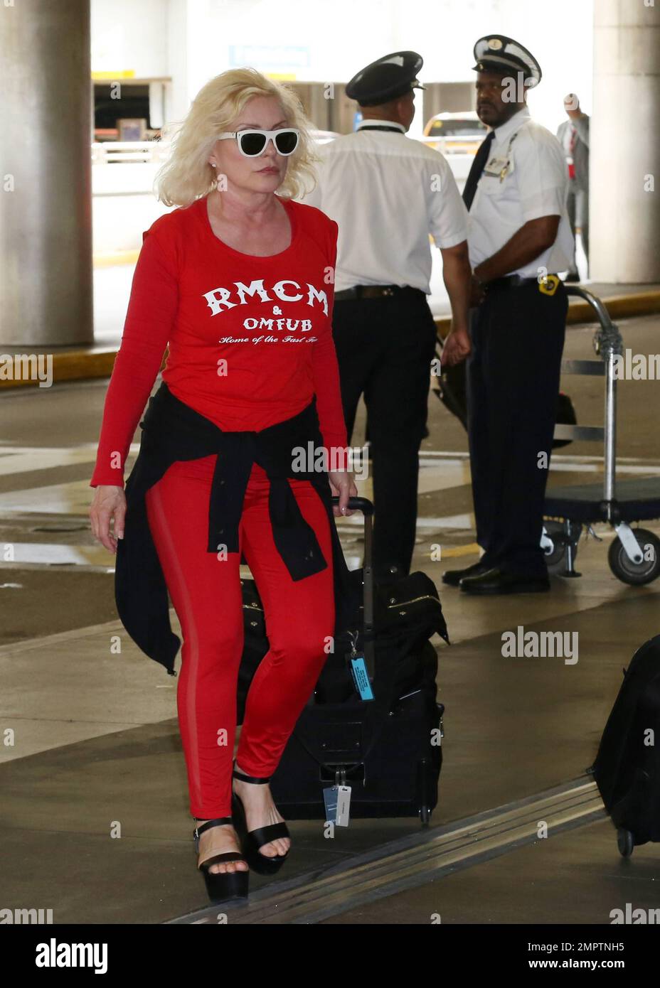 EXCLUSIVE!! Debbie Harry looks great in a Ramones Museum shirt and ...