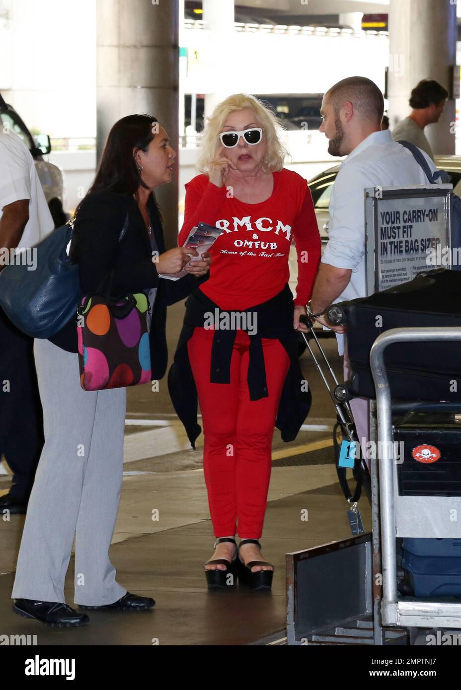 EXCLUSIVE!! Debbie Harry looks great in a Ramones Museum shirt and ...