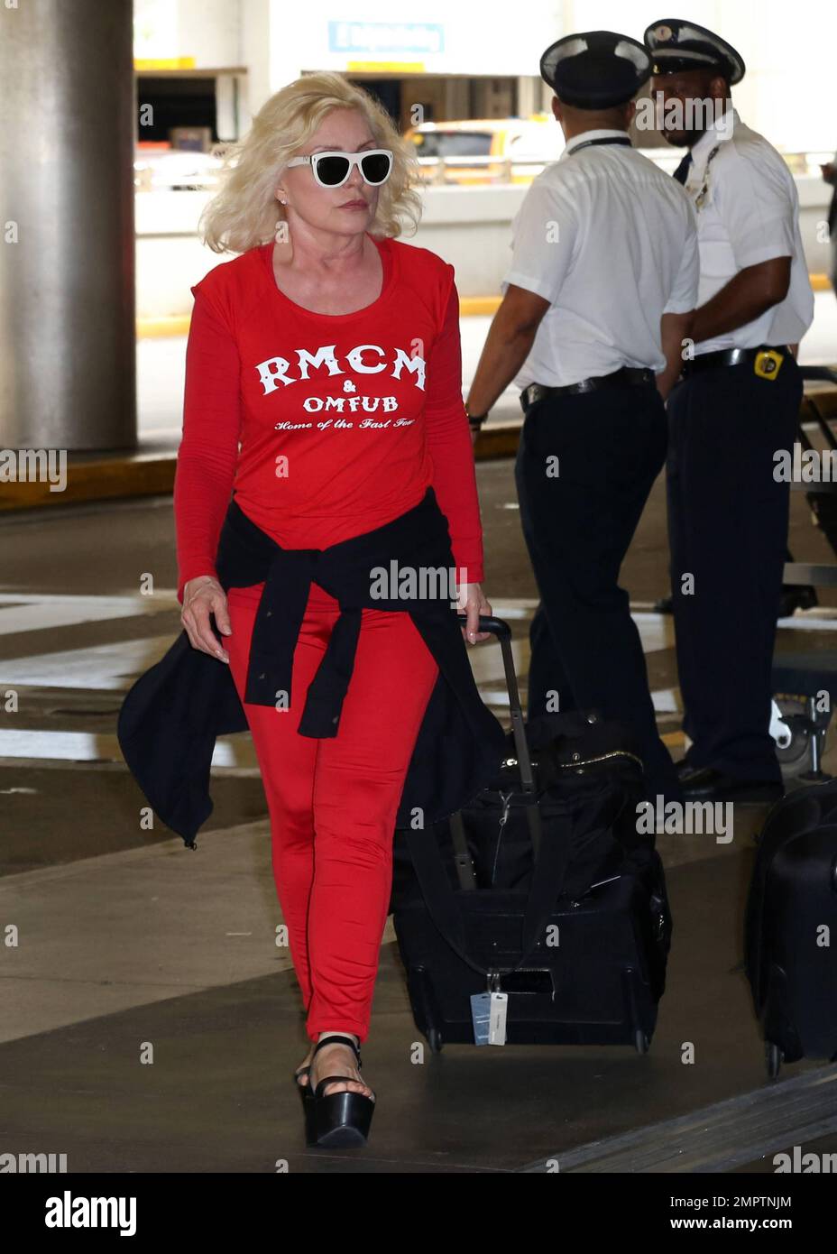 EXCLUSIVE!! Debbie Harry looks great in a Ramones Museum shirt and ...