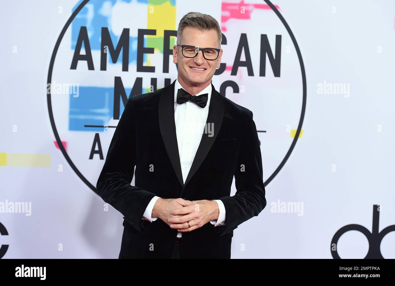 Marc Malkin arrives at the American Music Awards at the Microsoft ...