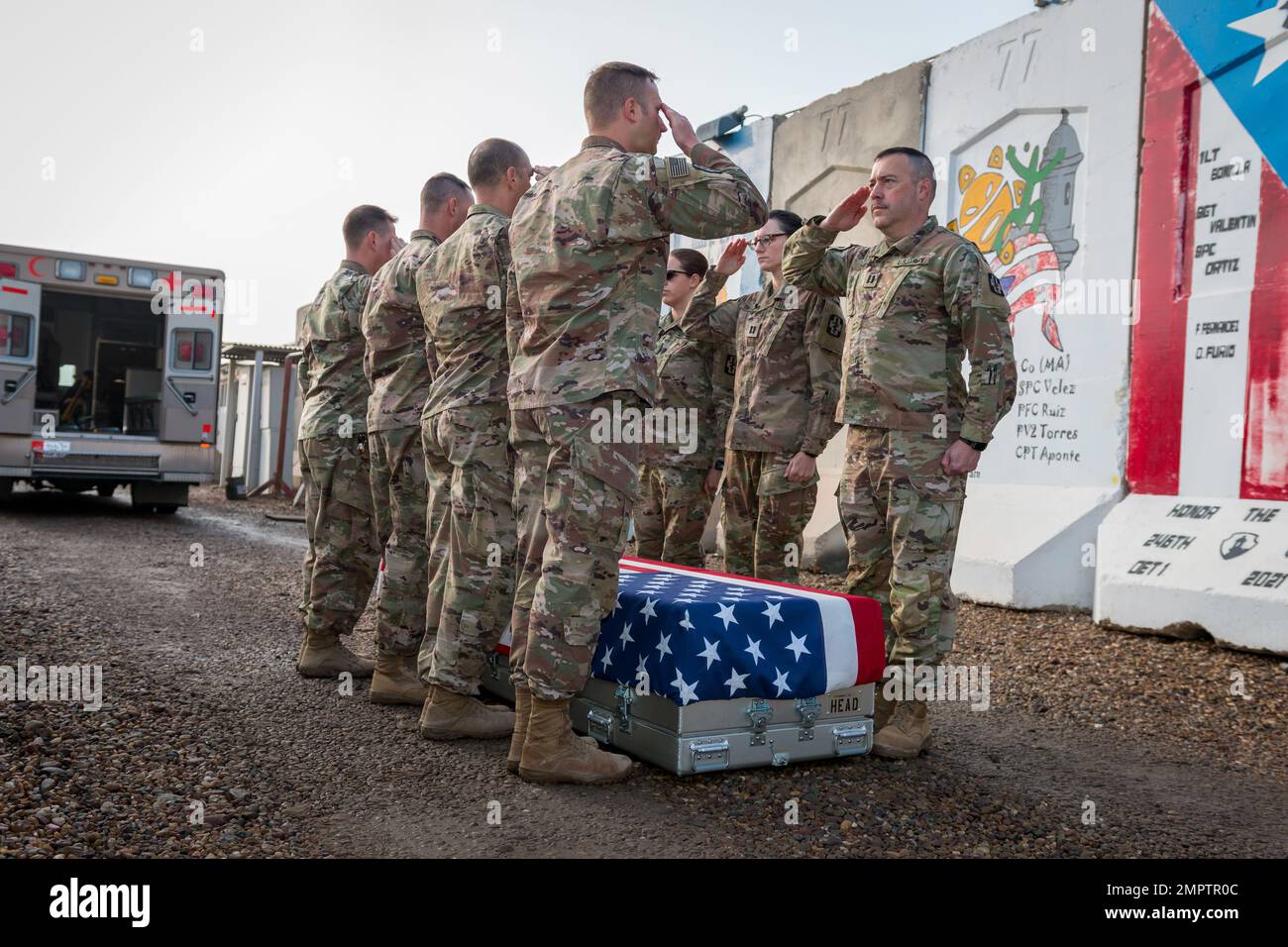 Soldiers from the 801st Field Hospital, who are currently deployed to ...