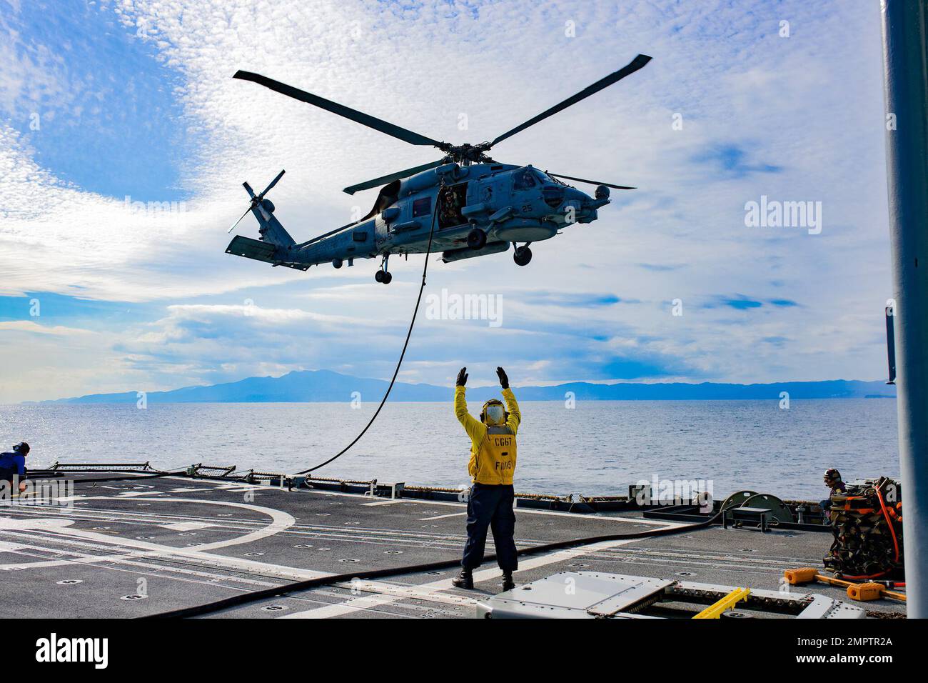 PHILIPPINE SEA (Nov. 17, 2022) Boatswain’s Mate 3rd Class Tyler Greer ...