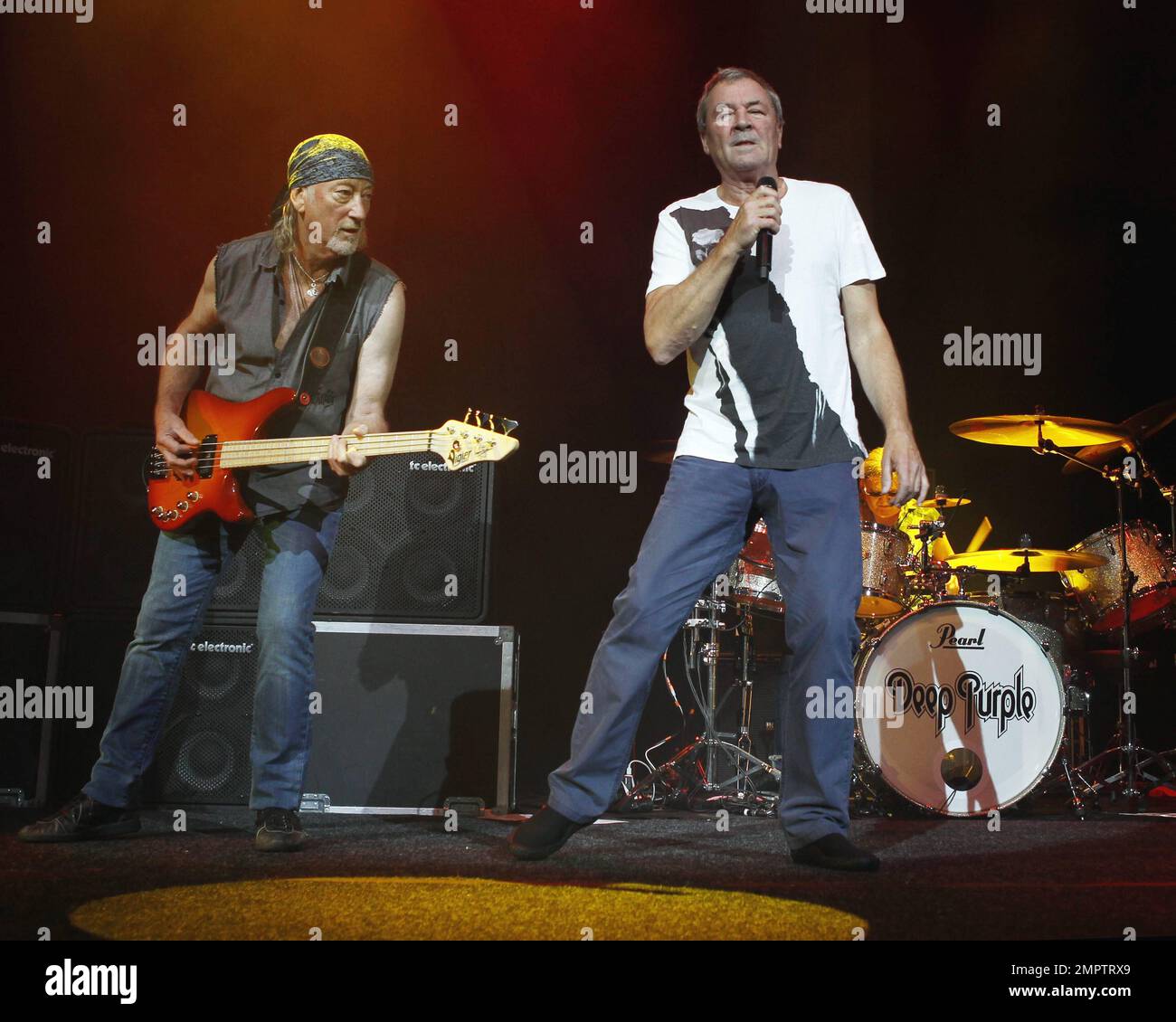 Deep Purple performs at the Hard Rock Live Arena. This show was the ...