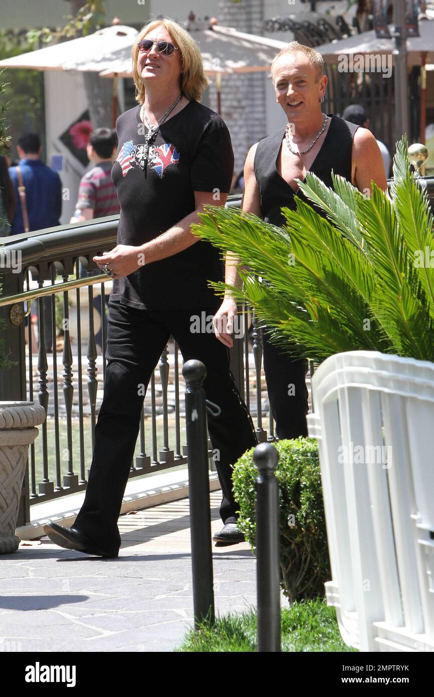 Def Leppard performs an acoustic set during a television appearance at ...