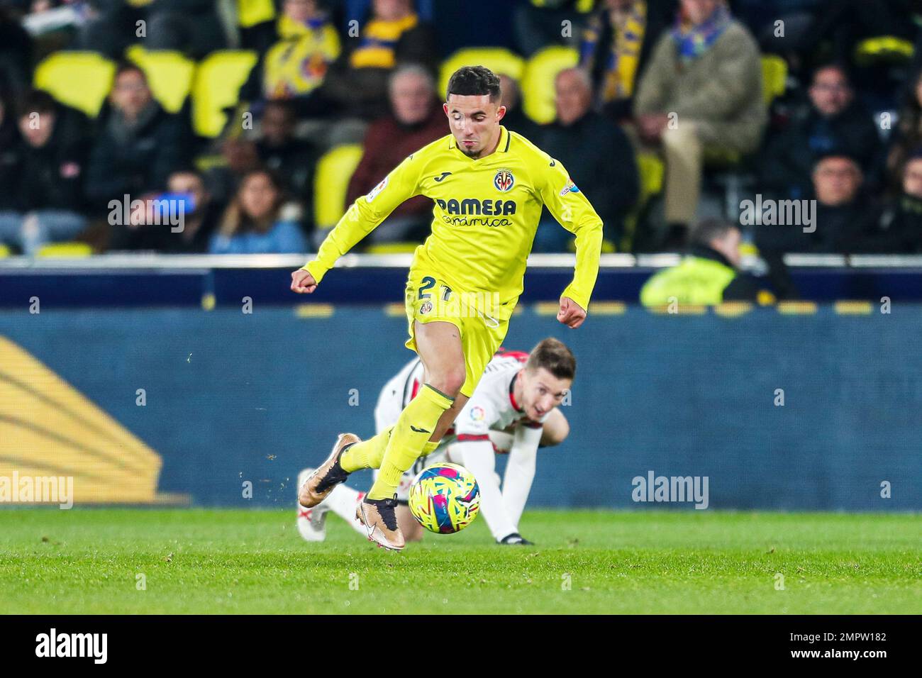 Castellon, Spain - January 30, 2023, Yeremy Pino of Villarreal during ...