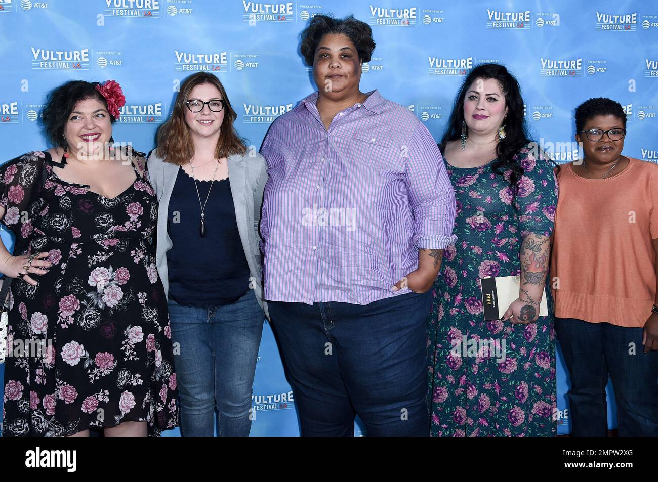 Randa Jarrar, from left, Amber Tamblyn, Roxane Gay, Rachel McKibbens ...
