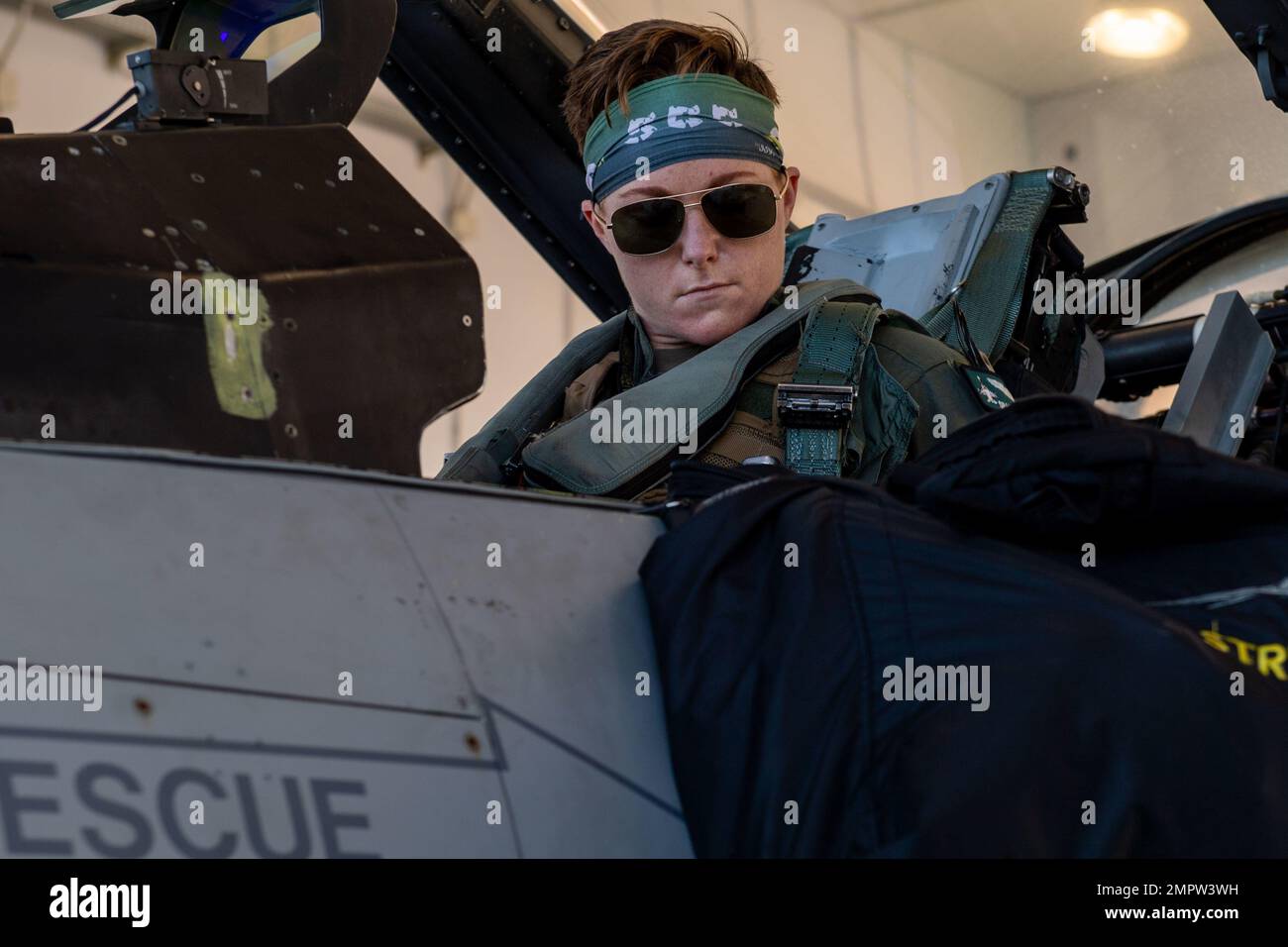 Capt. Michelle Strickland, 555th Fighter Squadron F-16 Fighting Falcon ...