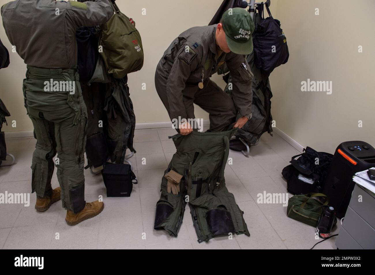 Capt. Daniel Thomas,555th Fighter Squadron F-16 Fighting Falcon pilot ...