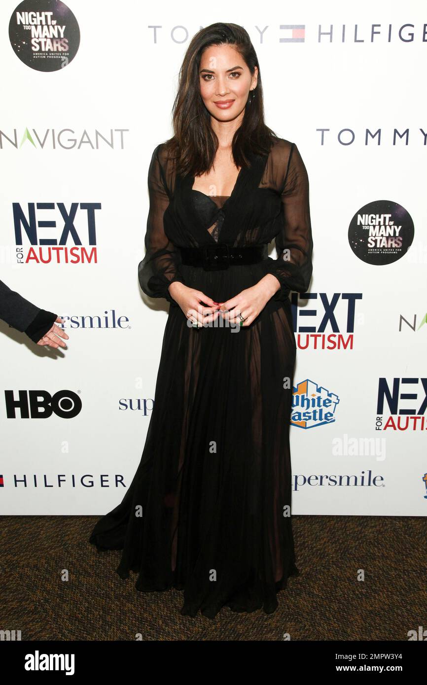 Olivia Munn arrives at HBO's Night of Too Many Stars at Madison Square ...