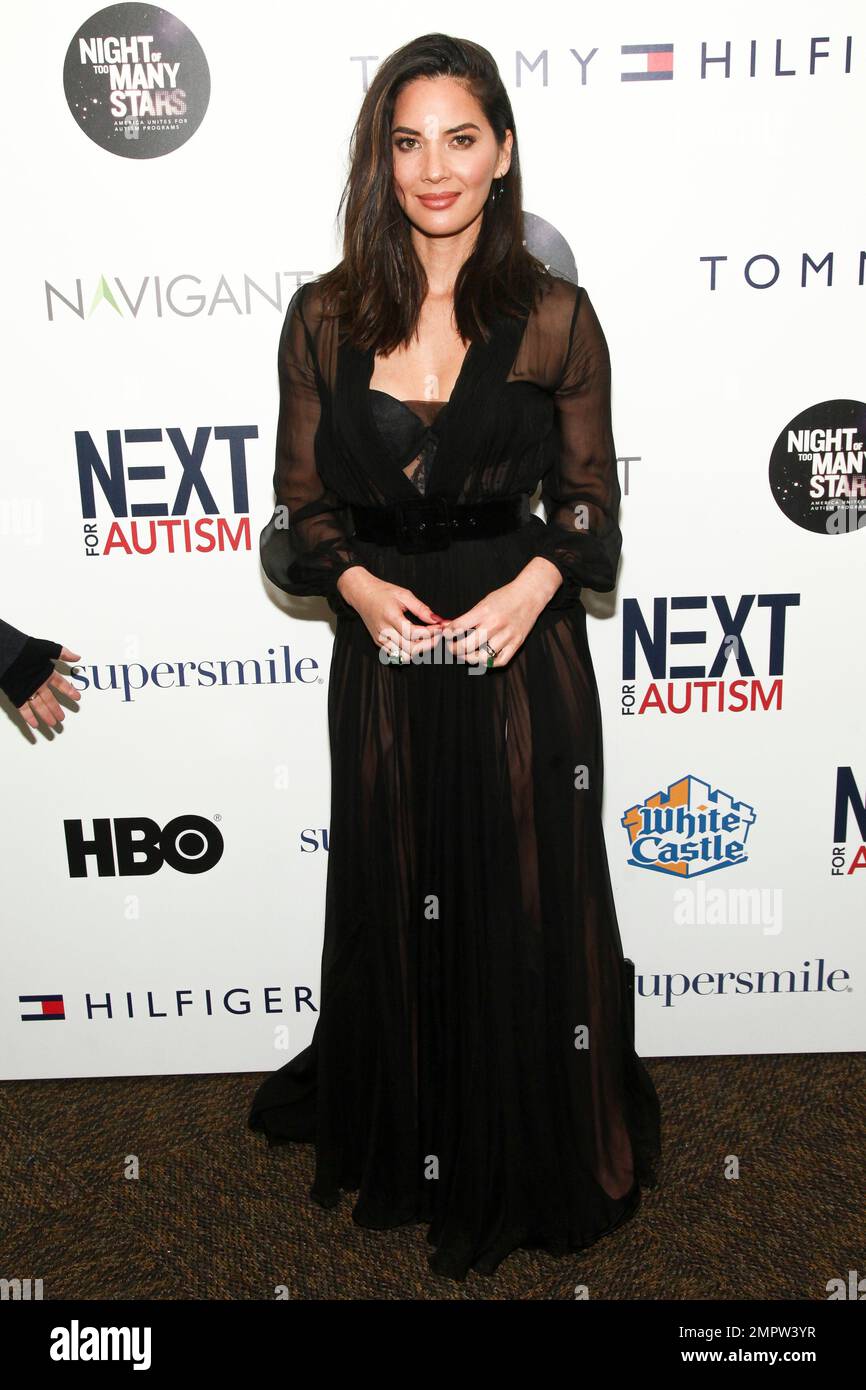 Olivia Munn arrives at HBO's Night of Too Many Stars at Madison Square ...