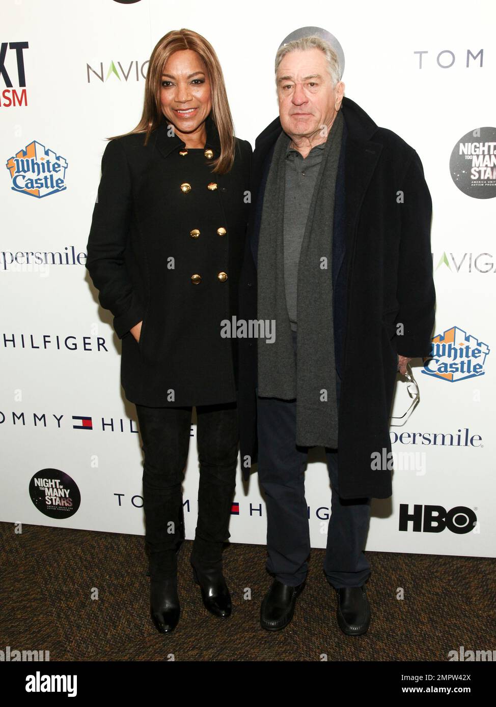 Grace Hightower, left, and Robert De Niro, right, arrive at HBO's Night ...