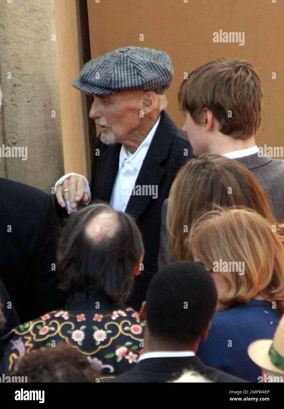 "Easy Rider" and "Blue Velvet" star Dennis Hopper looks frail as he ...