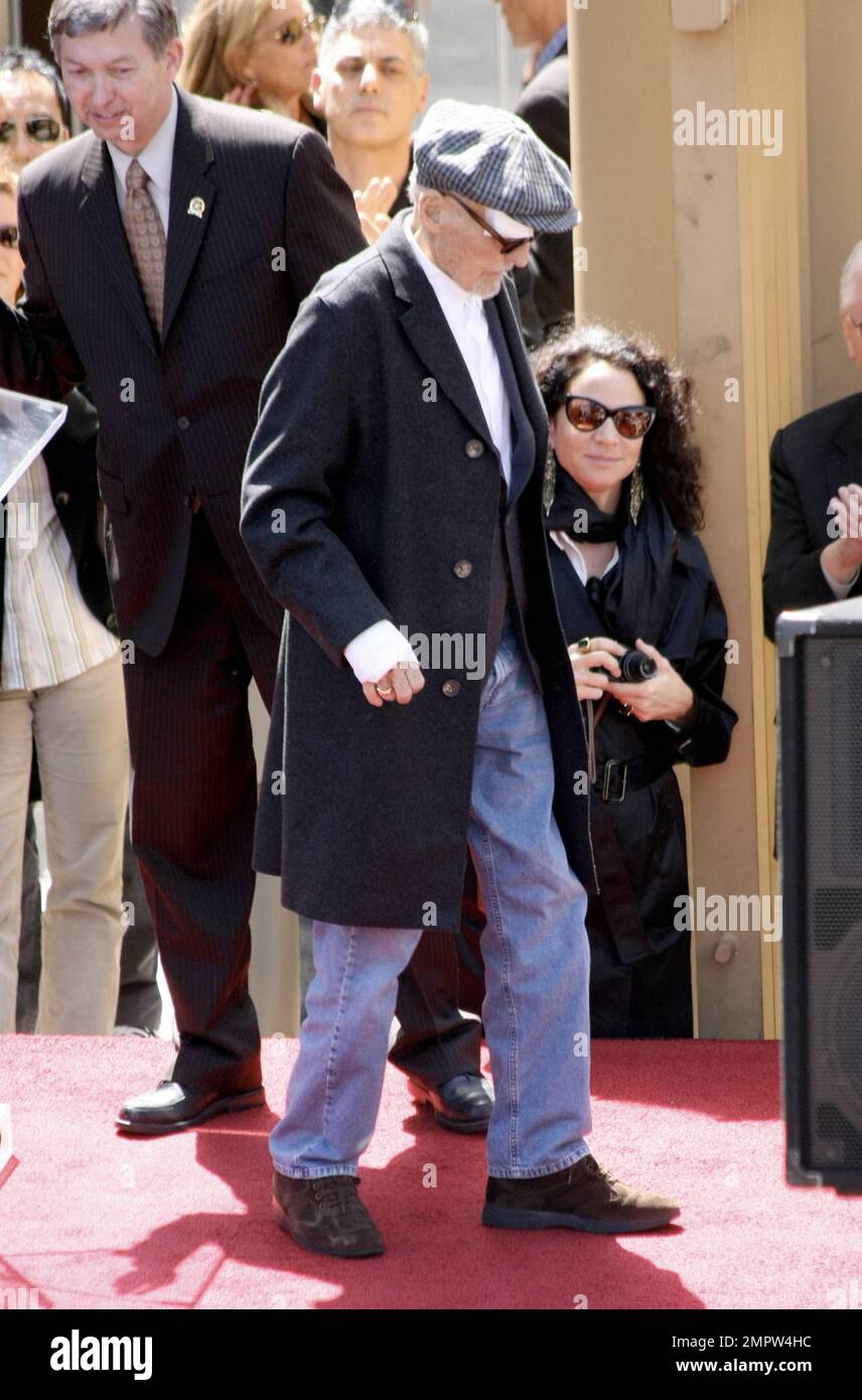 "Easy Rider" and "Blue Velvet" star Dennis Hopper looks frail as he ...