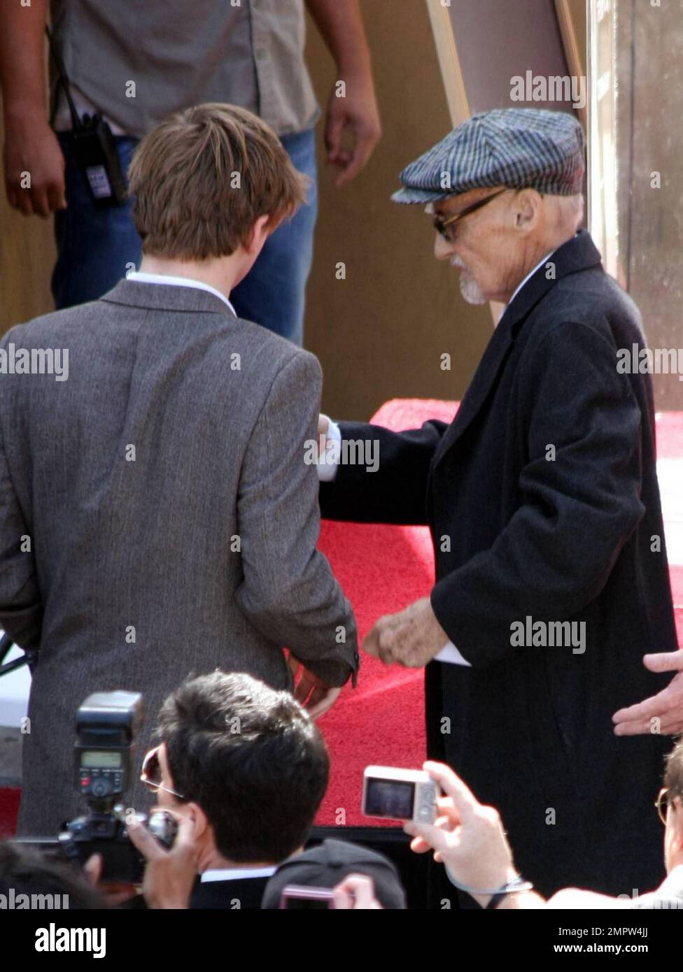 "Easy Rider" and "Blue Velvet" star Dennis Hopper looks frail as he ...