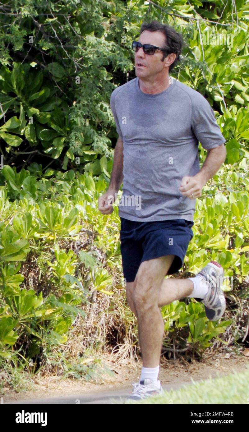 Hunky actor Dennis Quaid and wife Kimberly Buffington keep up their fit ...