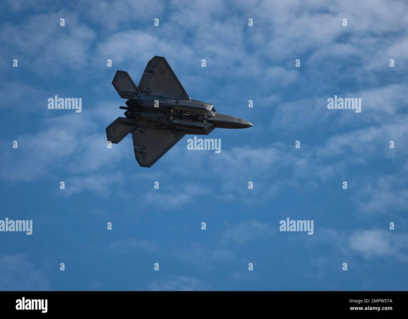 The U.S. Air Force F-22 Raptor Demonstration Team from Joint Base ...