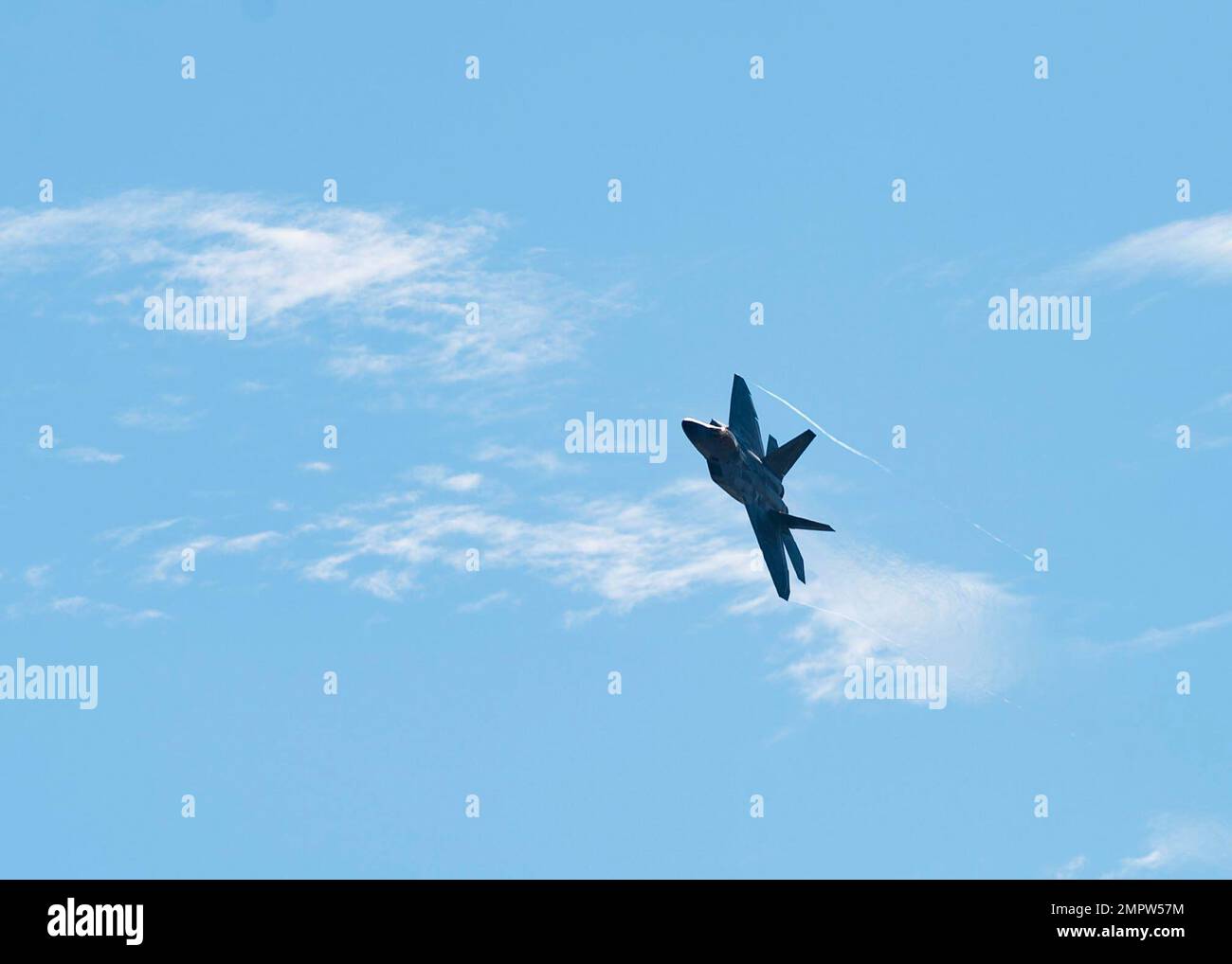 The U.S. Air Force F-22 Raptor Demonstration Team from Joint Base ...