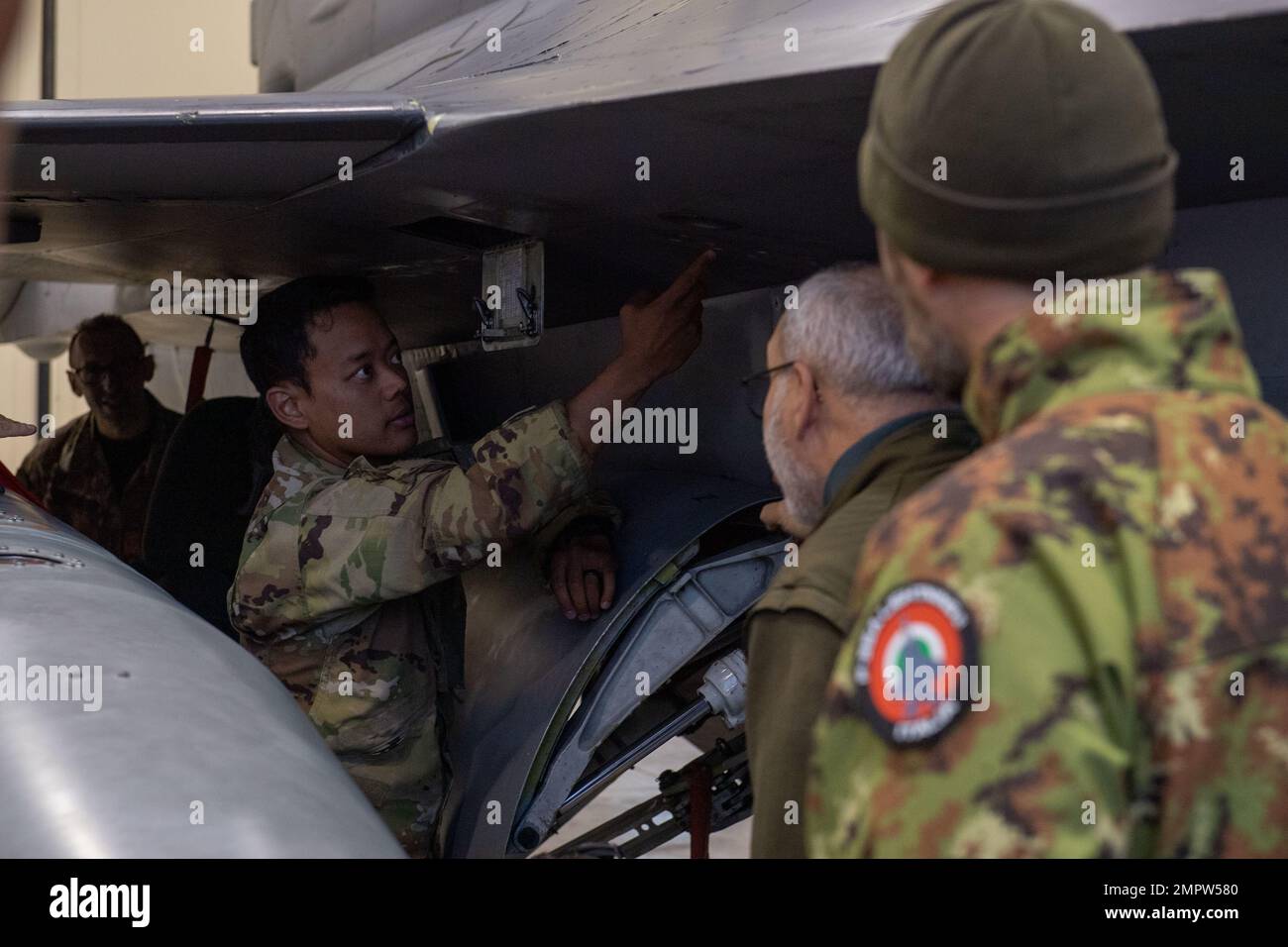 Tech Sgt. Anthony Thlang, 31st Civil Engineer Squadron firefighter ...