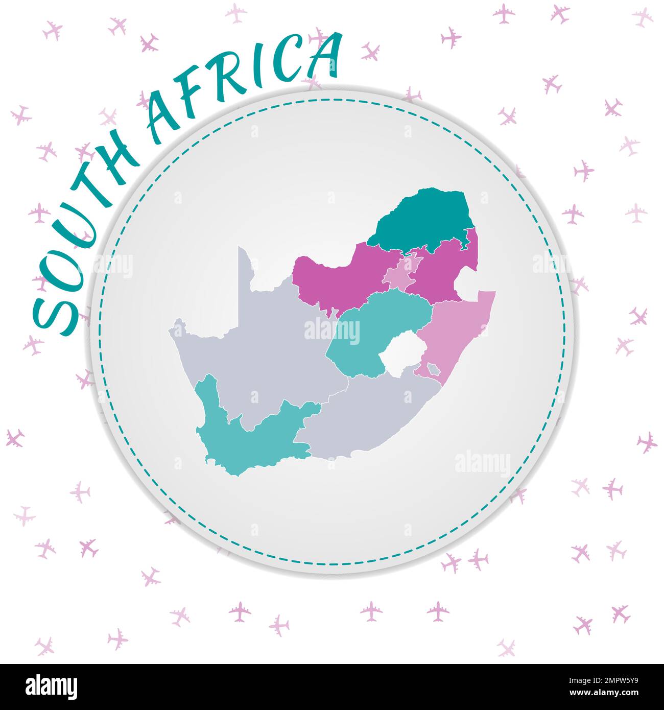 Map south africa regions hi-res stock photography and images - Alamy