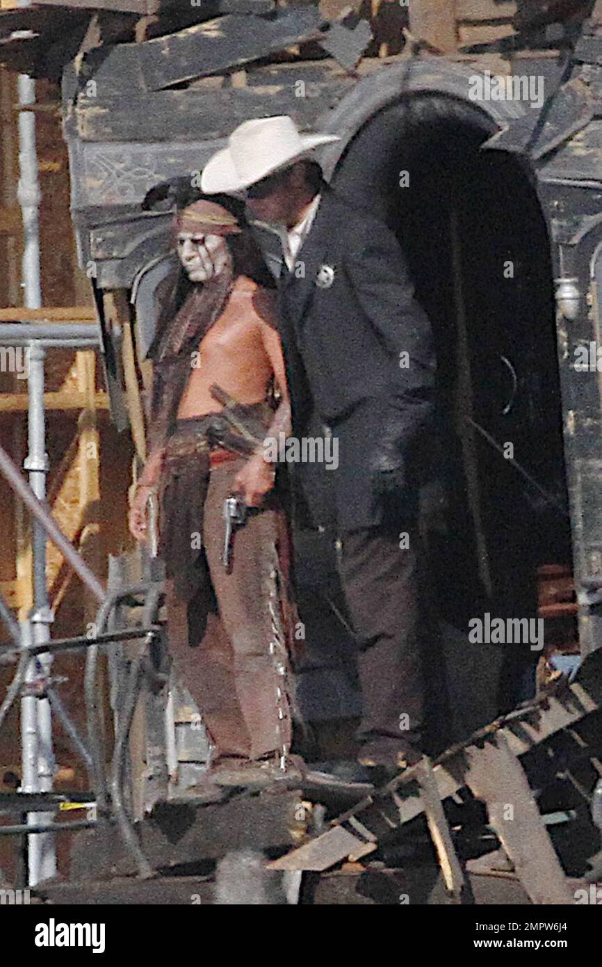 Film set los angeles mask hi-res stock photography and images - Alamy