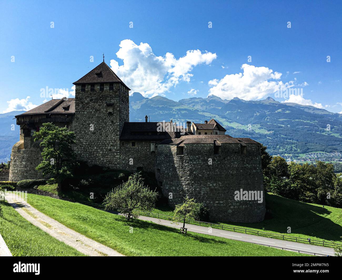 Beautiful shot vaduz castle hi-res stock photography and images - Alamy