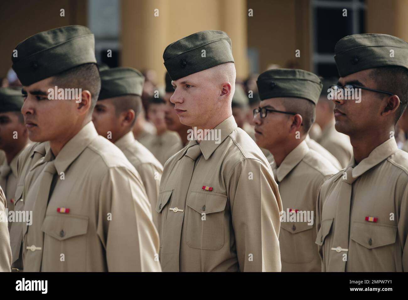 U.S. Marine Corps Pvt. Parker Boden, a new Marine with Mike Company ...