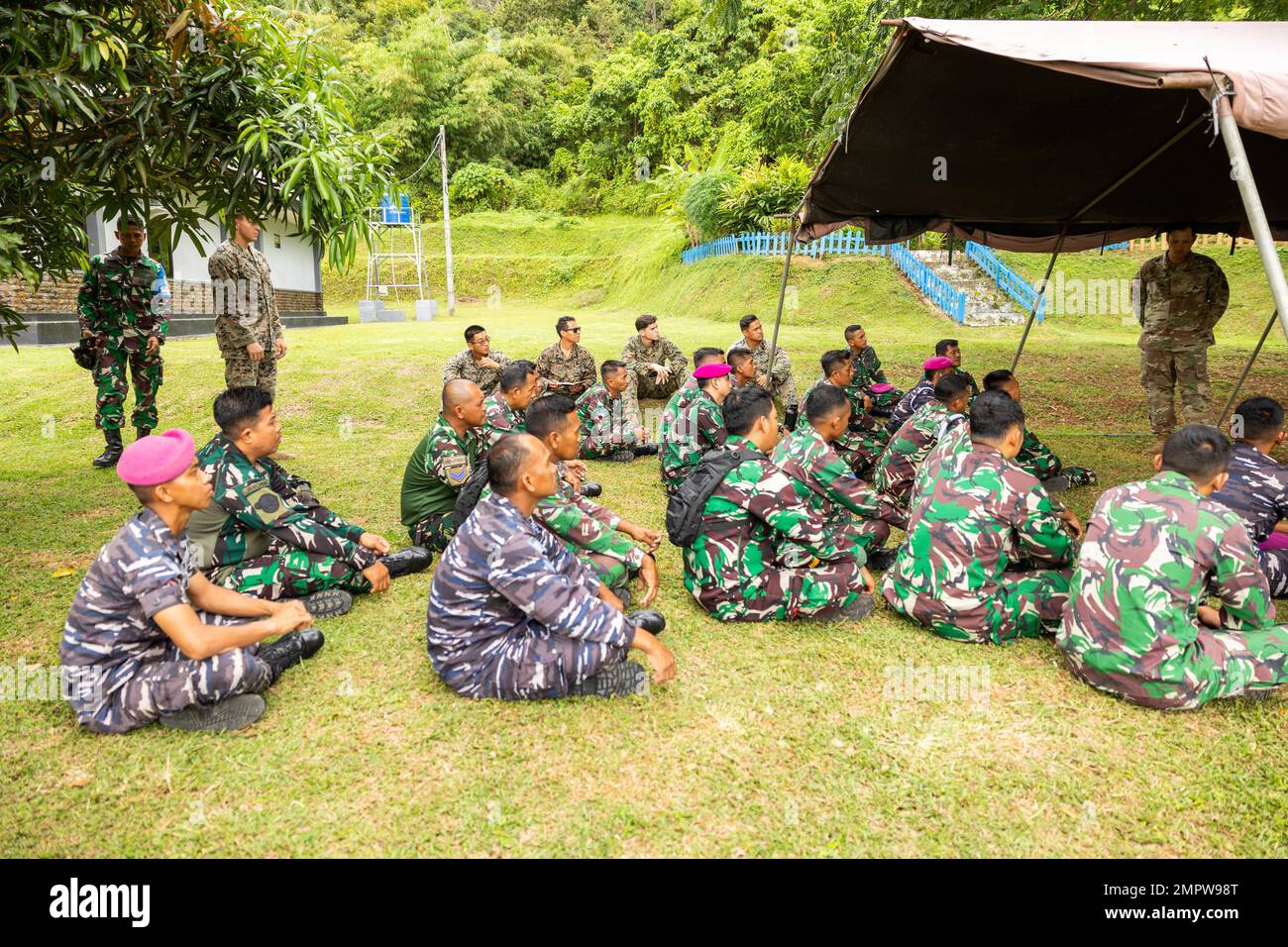 U.S. Marines with Marine Rotational Force-Southeast Asia (MRF-SEA), I Marine Expeditionary Force ...